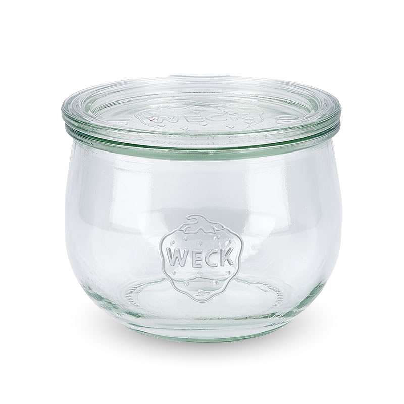 Weckglas - Tulpenglas 580ml + Glasdeckel