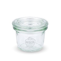 Weckglas - Tulpenglas 220 ml mit Deckel