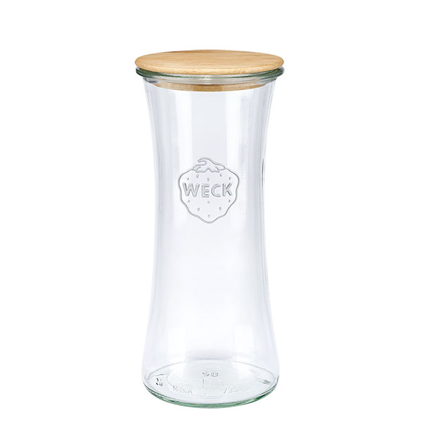 Weckglas - WECK Delikatessenglas 700ml mit Holzdeckel