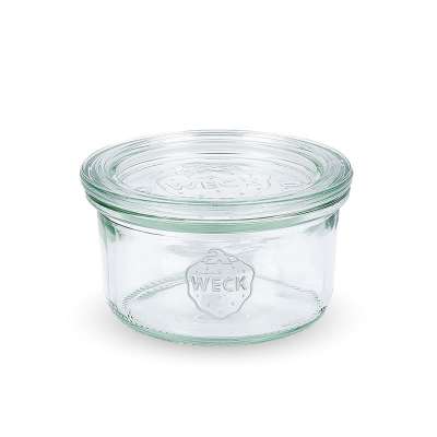 Weckglas - Tulpenglas 220 ml mit Deckel